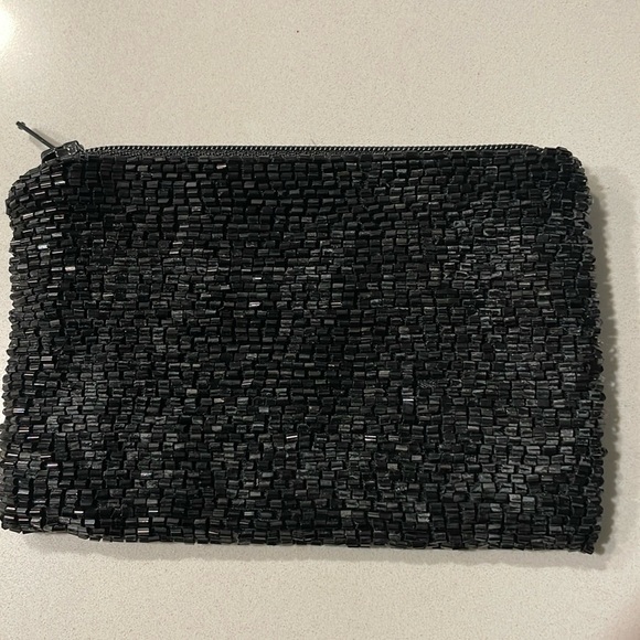Moyna | Bags | Moyna Black Sequin Coin Purse Excellent Condition | Poshmark